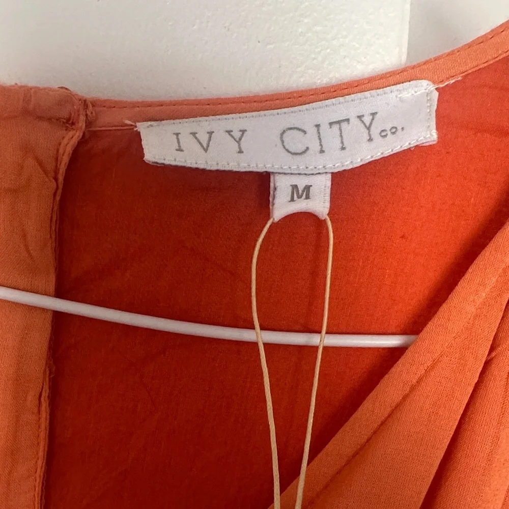 Ivy City Co | Dresses | Nwt Ivy City Co Sunset Maxi Dress Orange And ...